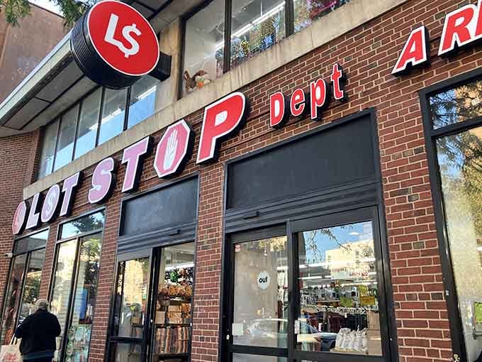 Lot Stop Department proves that discount shopping can look this good from the outside and even better inside.