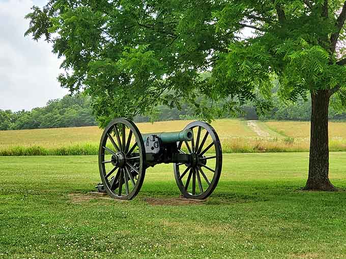 History doesn't get more authentic than standing cannons on the very ground where they once thundered into action.
