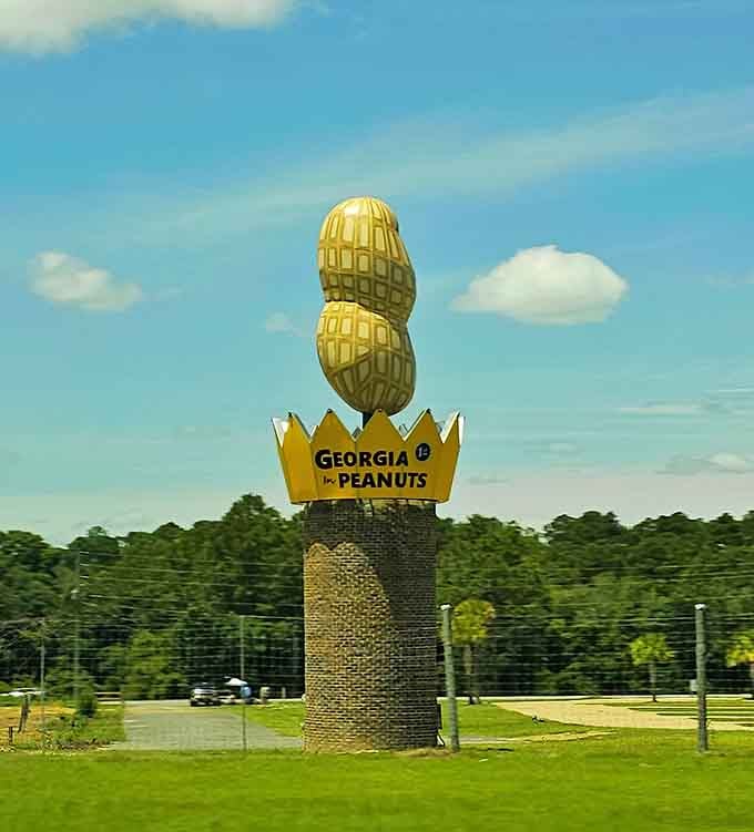 There it is, rising from the Georgia landscape like a delicious fever dream made concrete and civic pride.