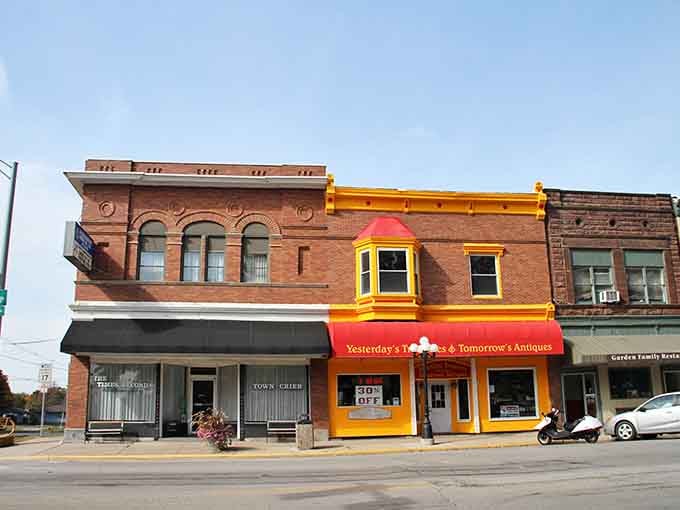 That bright yellow building isn't trying to blend in, and honestly, we respect the confidence immensely.