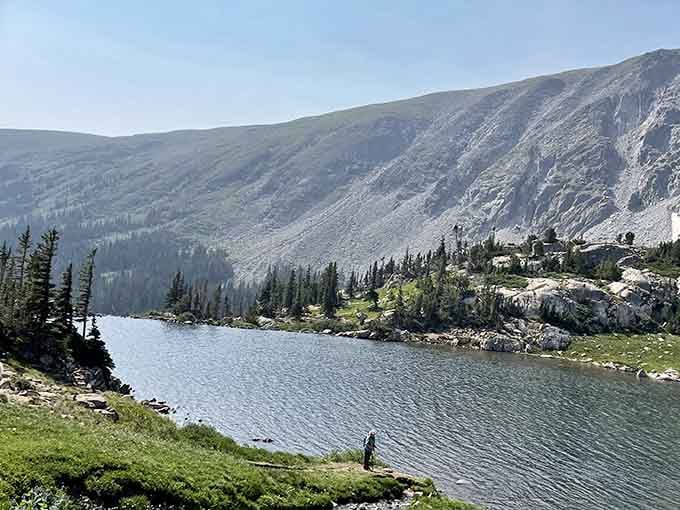 When the mountains decide to show off, they really commit to the performance.