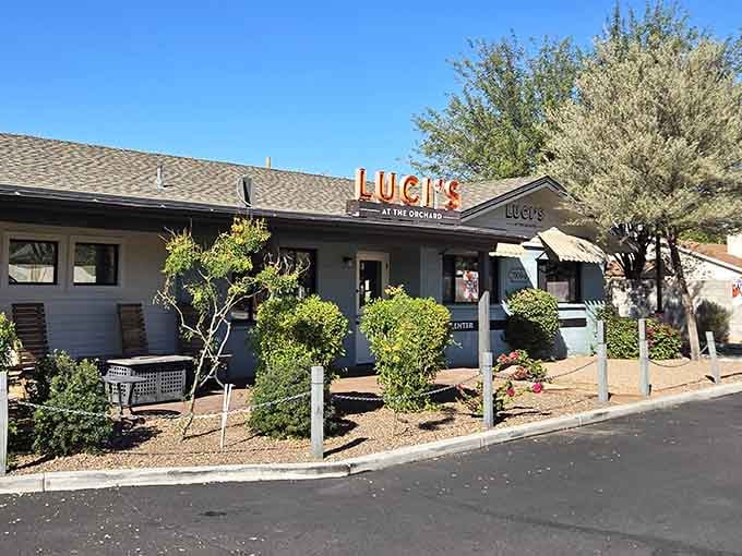 That charming cottage exterior isn't fooling anyone – this is where serious breakfast magic happens daily.