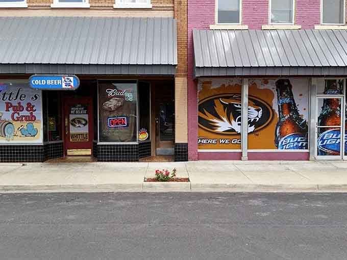 Classic small-town storefront charm meets serious pub grub, where the cold beer sign never lies and good times await inside.