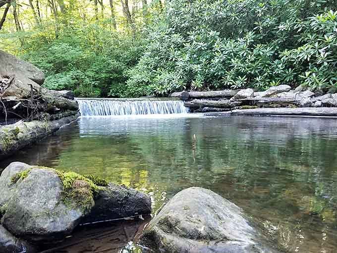 Pennsylvania's tiniest state park packs more charm per square foot than a grandmother's jewelry box.