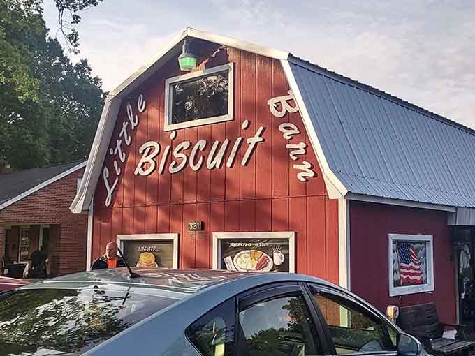 That red barn isn't just for show&mdash;it's a breakfast fortress where dreams become delicious reality.