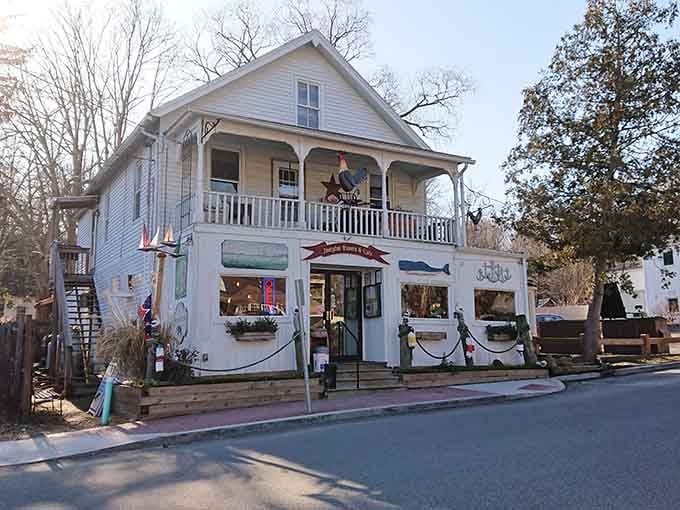 That unassuming white building with red trim is hiding some of the best burgers in Connecticut, scout's honor.