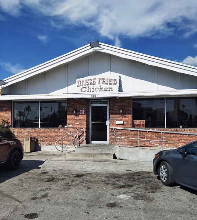 This unassuming storefront proves that architectural awards can't compete with perfectly seasoned chicken that keeps folks coming back for decades.