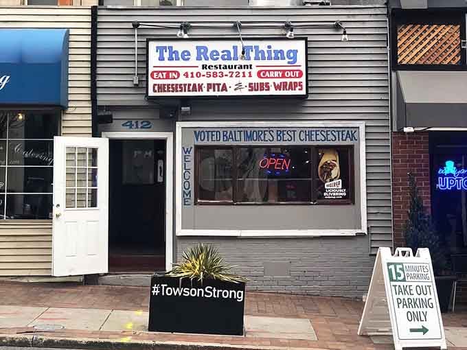 That unassuming storefront hides one of Towson's best-kept culinary secrets, just waiting to be discovered.