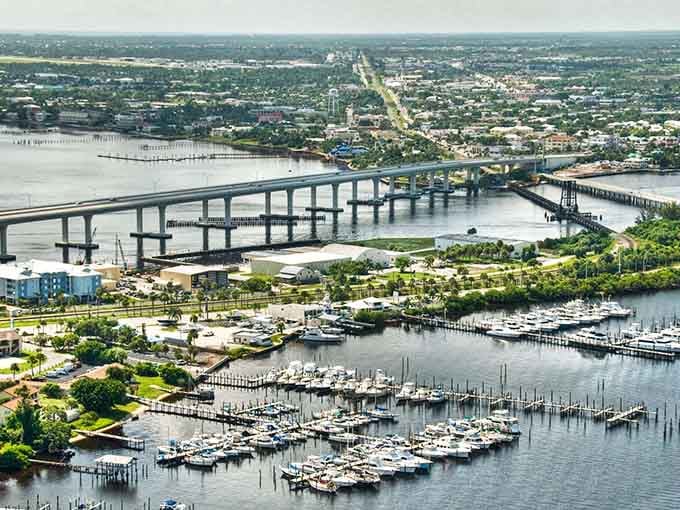 Stuart's waterfront spreads out like a postcard that forgot to exaggerate, proving paradise has excellent infrastructure.