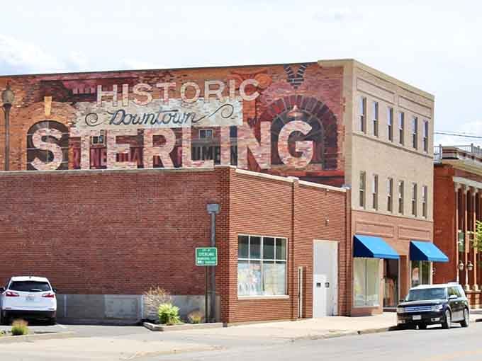 Main Street Sterling looks like someone preserved small-town America in amber, minus the tourist trap prices.
