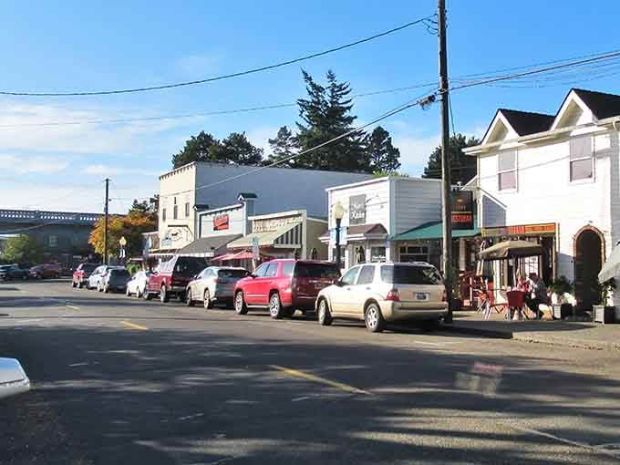 Old Town Florence's storefronts prove that charm doesn't require a corporate makeover or a focus group's approval.