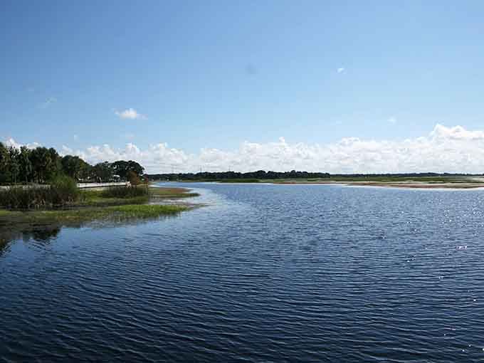 Clear skies and calm waters make this the kind of place where your biggest decision is which direction to paddle first.