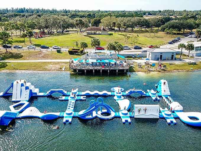 That moment when you realize your childhood dreams of a giant water playground just became gloriously, splashingly real.
