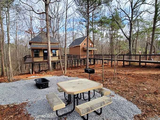 Your childhood treehouse dreams just got a serious upgrade, complete with actual structural integrity and everything.