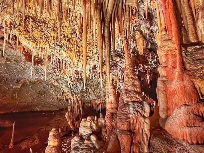 These formations didn't need a filter or fancy lighting, just millennia of patient mineral deposits.
