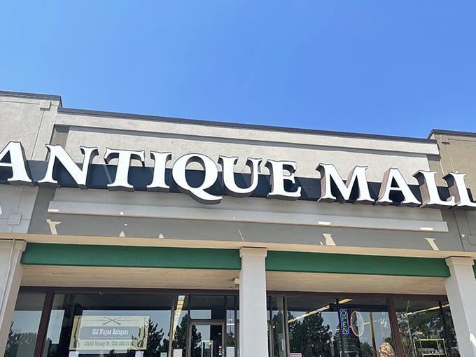 The exterior promises treasures within, like a time capsule that's actually open for business every single day of the week.