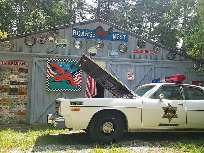 When hubcaps become high art and a barn becomes a shrine to television history.