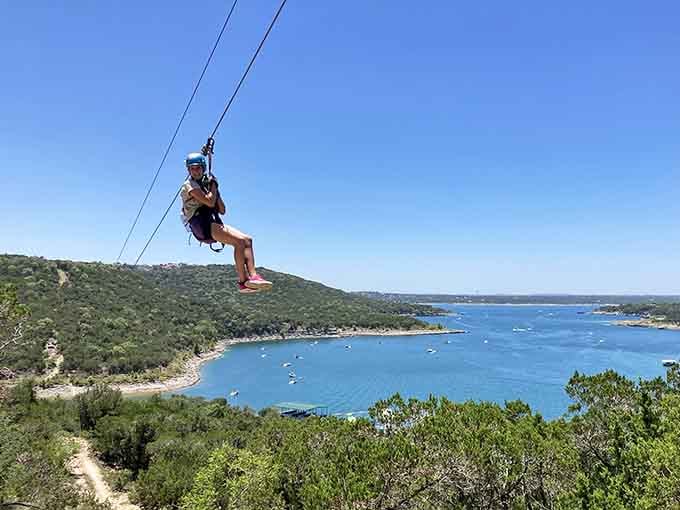 Soaring above Lake Travis with views that'll make your heart skip a beat and your camera work overtime.
