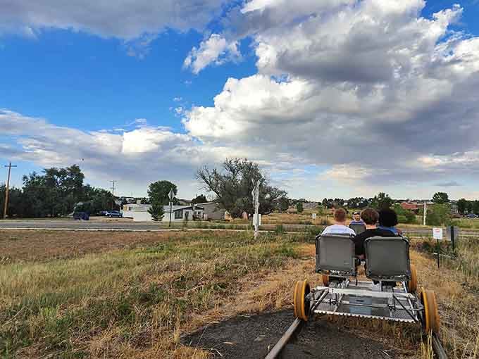 These aren't your grandfather's handcars, but he'd definitely want to try them out anyway.