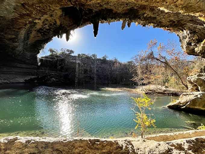 When that 50-foot waterfall catches the light just right, you'll understand why this beats any resort pool ever built.