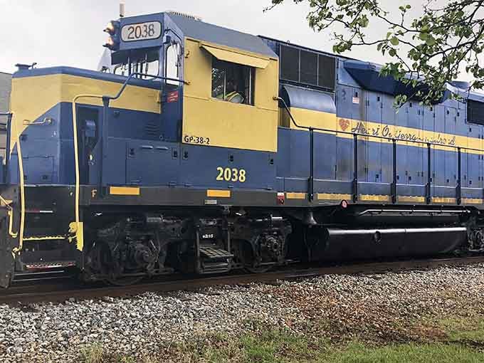That distinctive blue and yellow locomotive isn't just transportation &ndash; it's your ticket to a slower, sweeter Georgia.