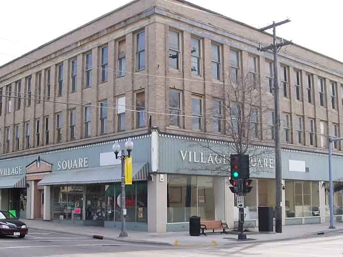 Village Square anchors downtown with the kind of timeless appeal that makes you forget about cookie-cutter strip malls.