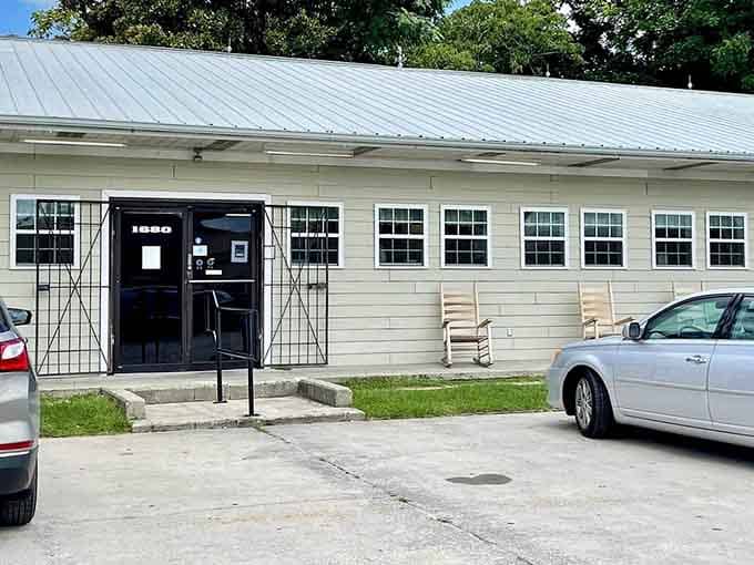 The unassuming exterior hides a treasure trove of Southern comfort that'll make your taste buds sing hallelujah.