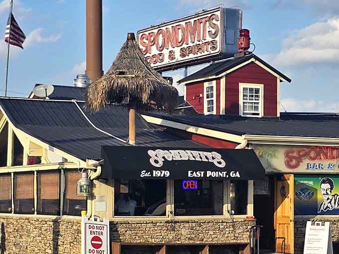 When the exterior and sign is this inviting, you know the kitchen's firing on all cylinders inside.