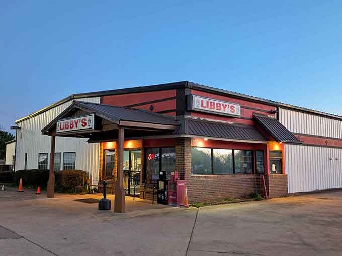 That metal-sided building with the red trim houses some of the finest catfish you'll ever encounter in your life.