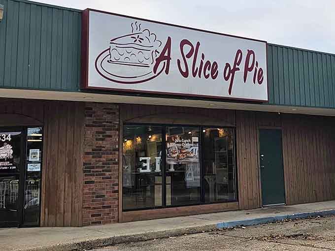 When the storefront looks this welcoming, you know someone inside understands the sacred art of proper dessert.