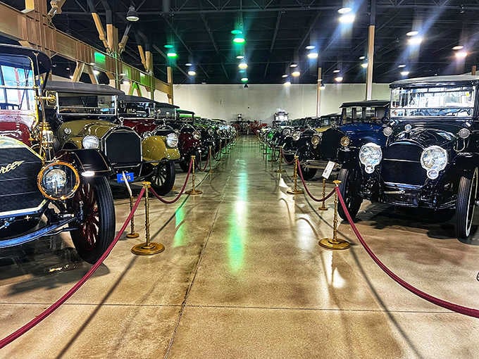 These gleaming classics stand at attention, polished to perfection and ready for their close-up after all these decades.