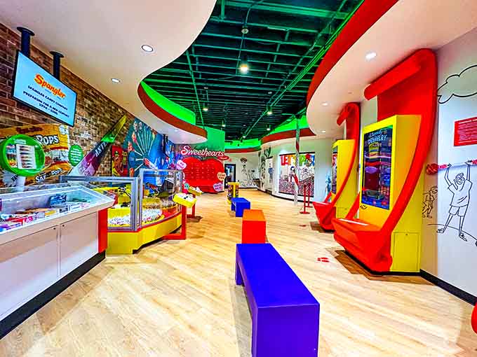 Its colorful storefront isn't just inviting—it's practically begging you to come inside and relive your childhood dreams.