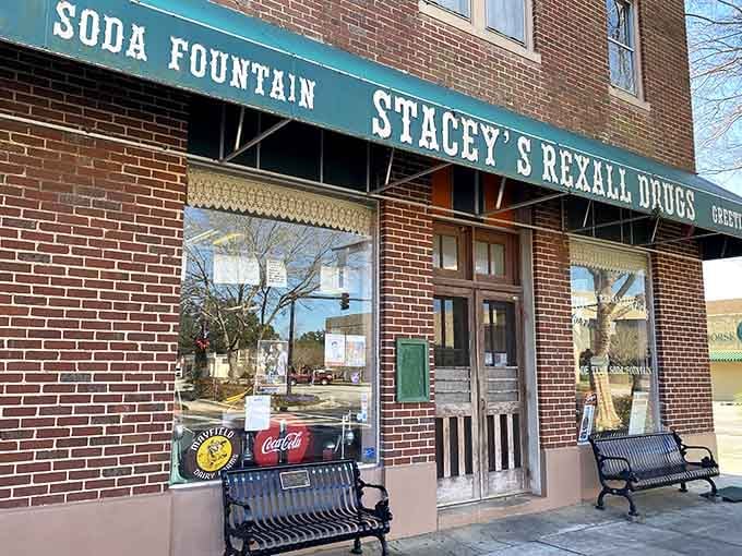 When even the building's signage makes you want to order a cherry phosphate, you know you've found something special in Alabama.