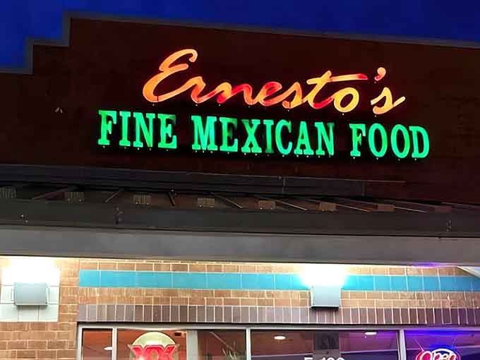 That cheerful brick facade is your first clue that something delicious is waiting inside for you.