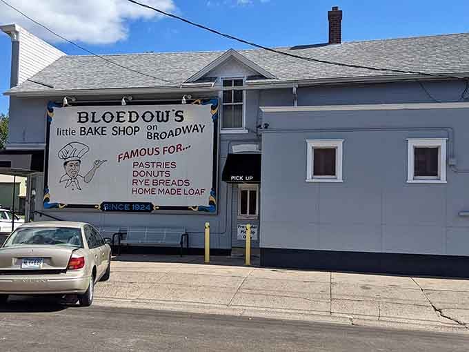 That cheerful chef on the sign has been pointing toward happiness since 1924, and he's never steered anyone wrong.