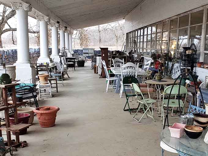 The Clarksville Antique Center stands ready to swallow your afternoon whole and make you grateful for it.