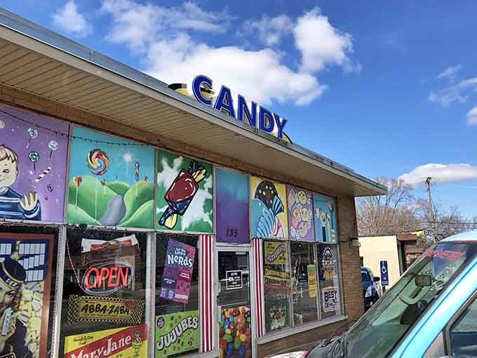 When a building looks this cheerful, you know serious sugar consumption is about to happen inside.