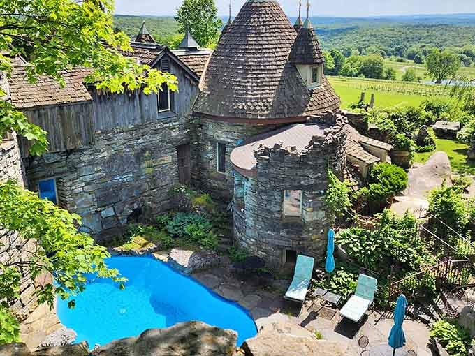 When someone says "build your dream home," they usually don't mean an actual medieval castle, but here we are.