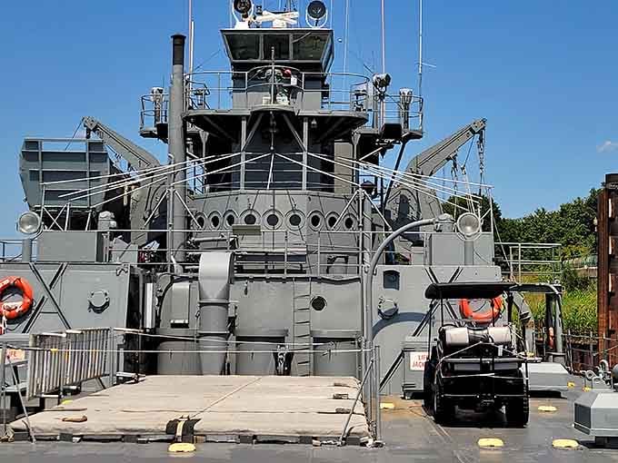 This gray giant on the Ohio River carries more history than most textbooks and infinitely better stories.