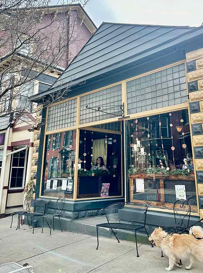 That storefront alone is worth the trip, looking like it escaped from Hogsmeade and landed in Pennsylvania.