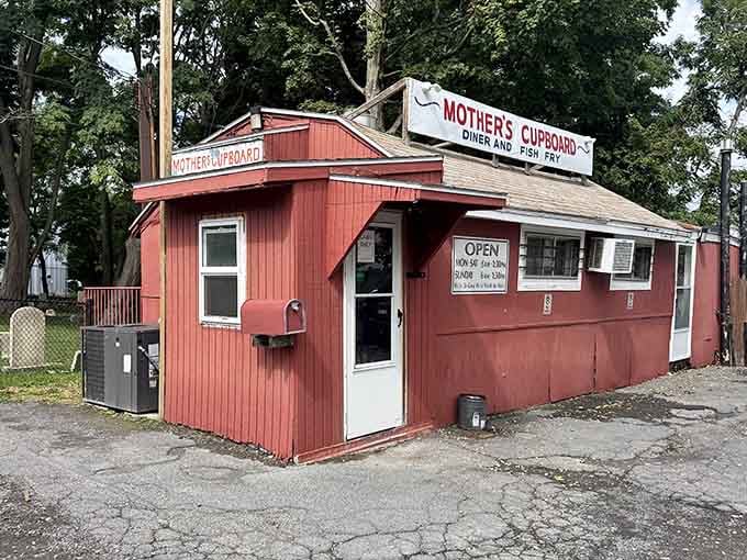 The best breakfast spots never win beauty contests, but Mother's Cupboard's red exterior promises something better: real food.