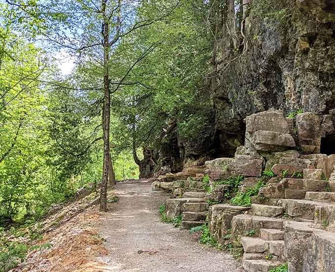 Ancient limestone meets modern adventure where Wisconsin's geological secrets reveal themselves to curious explorers.
