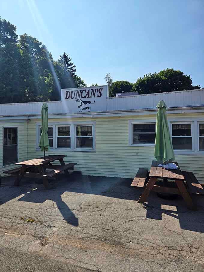The unassuming exterior of Duncan's Dairy Bar hides some of the best comfort food and desserts you'll find anywhere in New York.