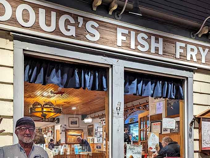 Behind those windows lies crispy, golden perfection that'll make you forget every other fish fry you've ever had.