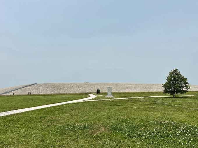 That's not a natural hill rising from the Missouri landscape, it's 1.48 million cubic yards of carefully contained history.