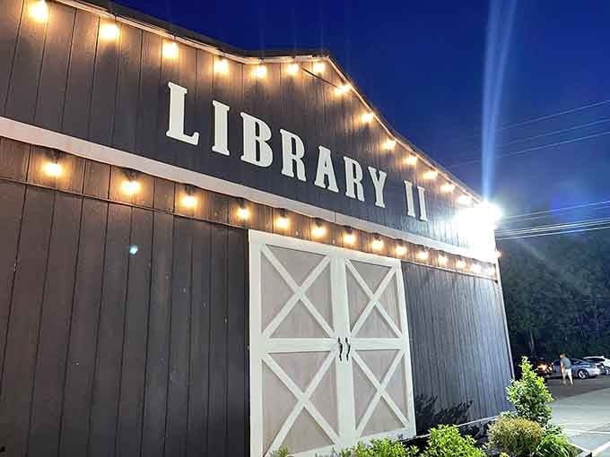 String lights and barn doors welcome you to South Jersey's best-kept steakhouse secret in Voorhees Township.