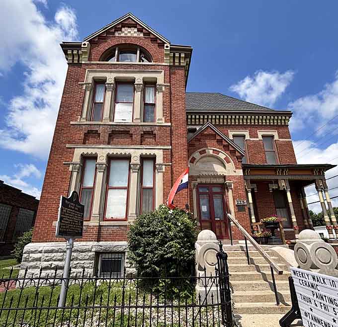 The stunning Victorian architecture of the Rotary Jail Museum makes it one of Crawfordsville's most impressive and unusual historic landmarks.
