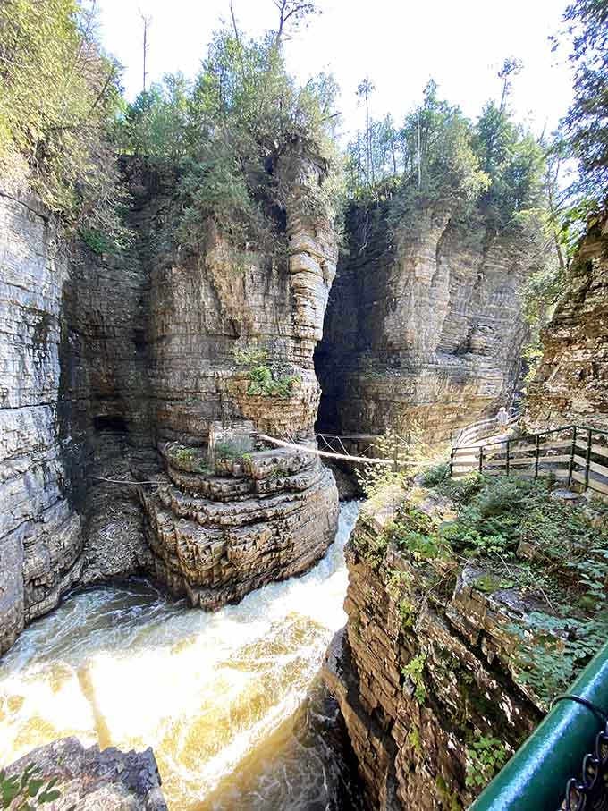 When someone casually mentions they carved a two-mile gorge through 500-million-year-old sandstone, you listen.