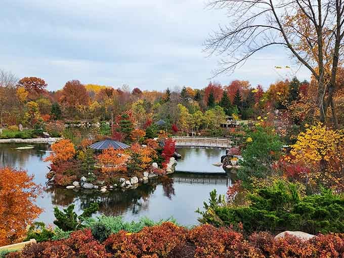 Autumn's grand finale plays out in cascading water and fiery foliage that makes you forget winter's coming.
