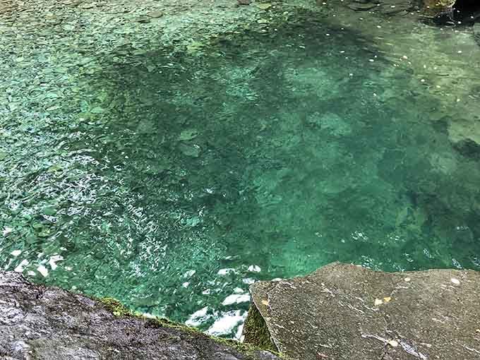 This isn't a filter, folks. The water really is this impossibly clear and inviting year-round.